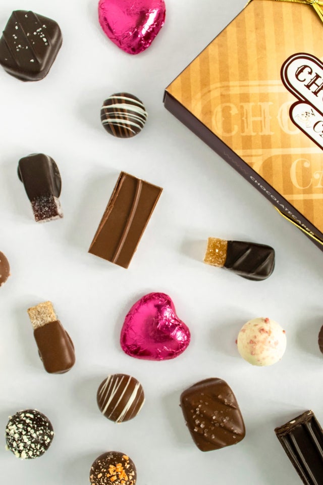 Assortments of mixed chocolates available from the Chocolate Caper ...